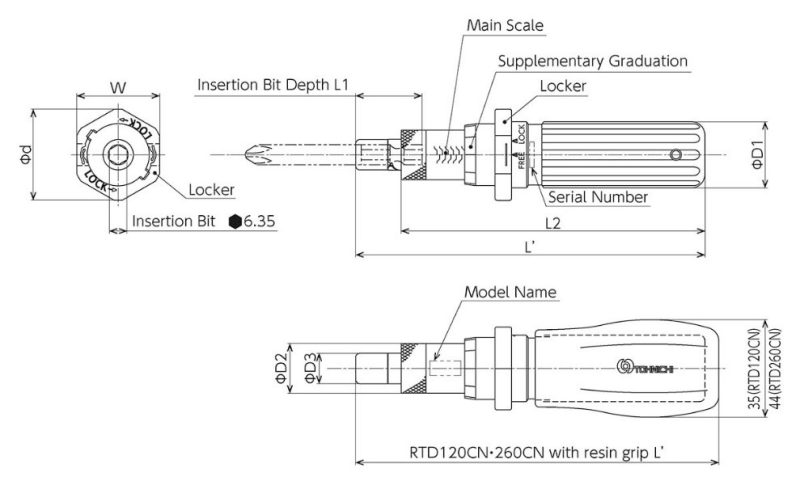 Tohnichi RTD Rotary Slip Adjustable Torque Screwdriver - Future Tech ...
