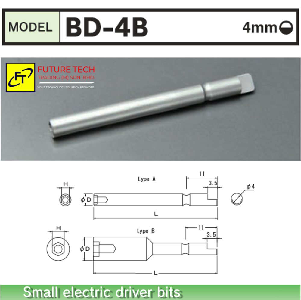BIX BD-4B Socket Bits - Future Tech Trading (M) Sdn. Bhd.